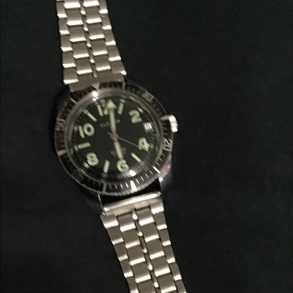clinton | Accessories | Vintage Clinton Skin Diver Watch Date Function ...